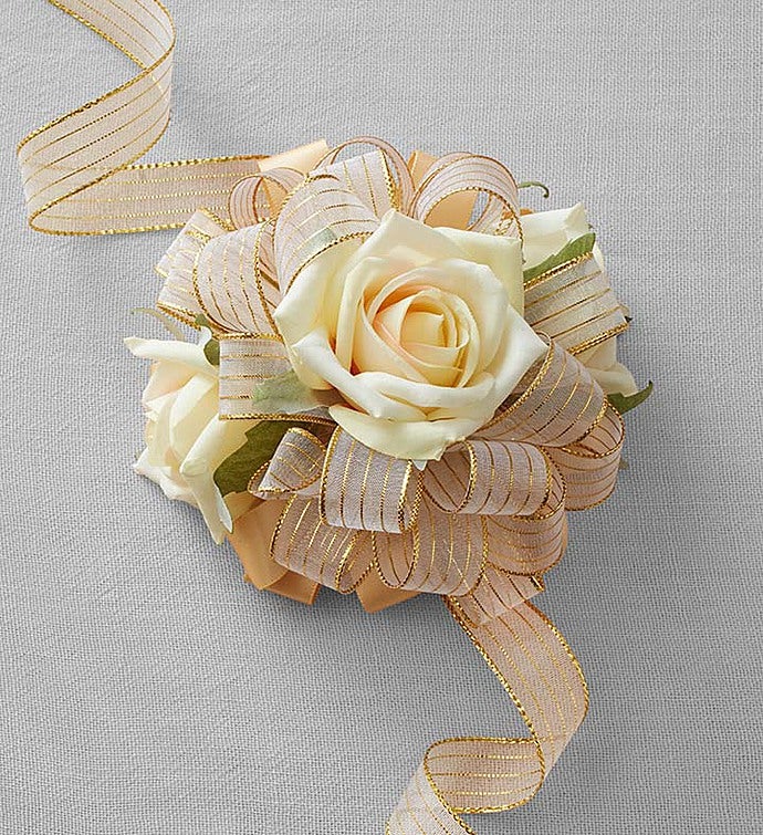 Keepsake Cream Corsage and Boutonniere | 1800Flowers.com - 139915
