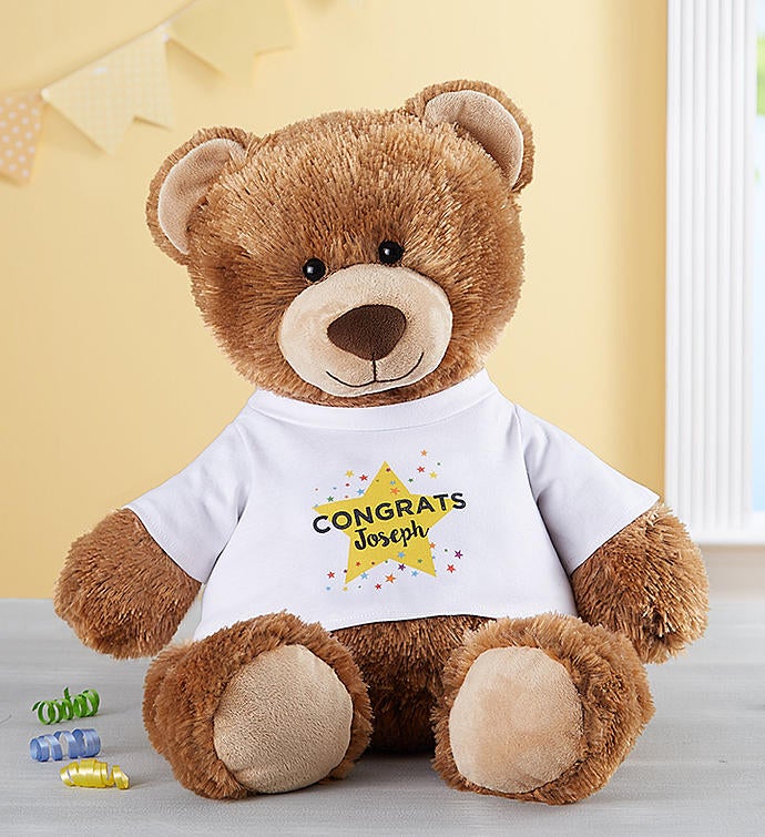 Personalized Tommy Teddy™ ‘Congratulations’ | 1800Flowers.com - 155895