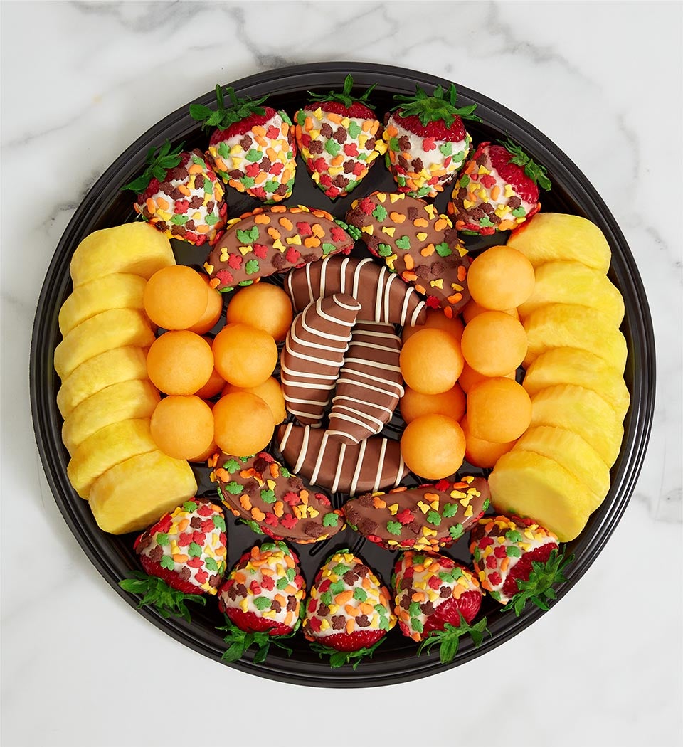 Perfectly Plated™ Fall Dipped Fruit Platter