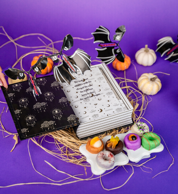 Halloween Explosion Book With Cake Bites