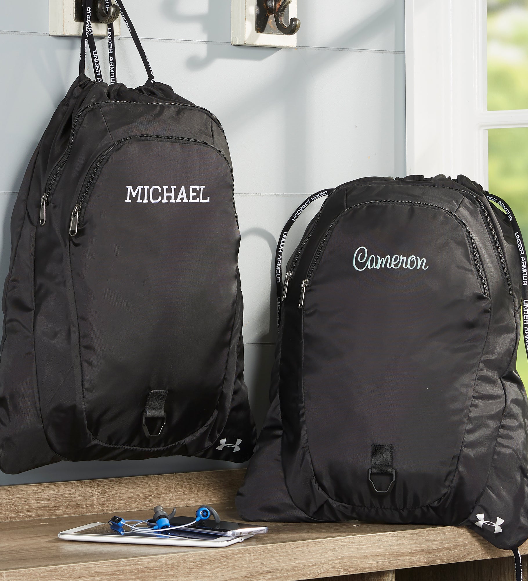 Under Armour® Embroidered Drawstring Bag