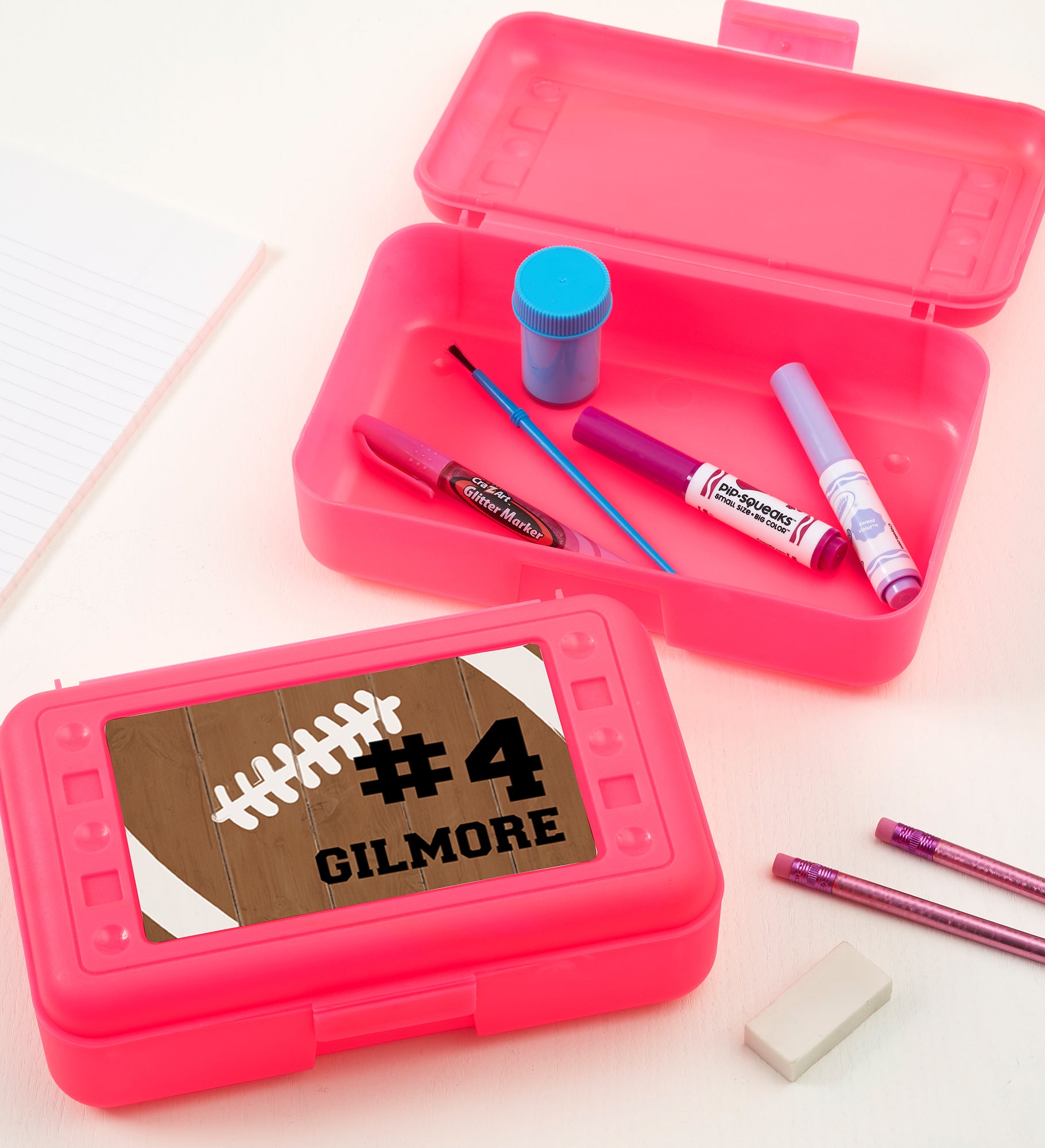Football Personalized Pencil Box